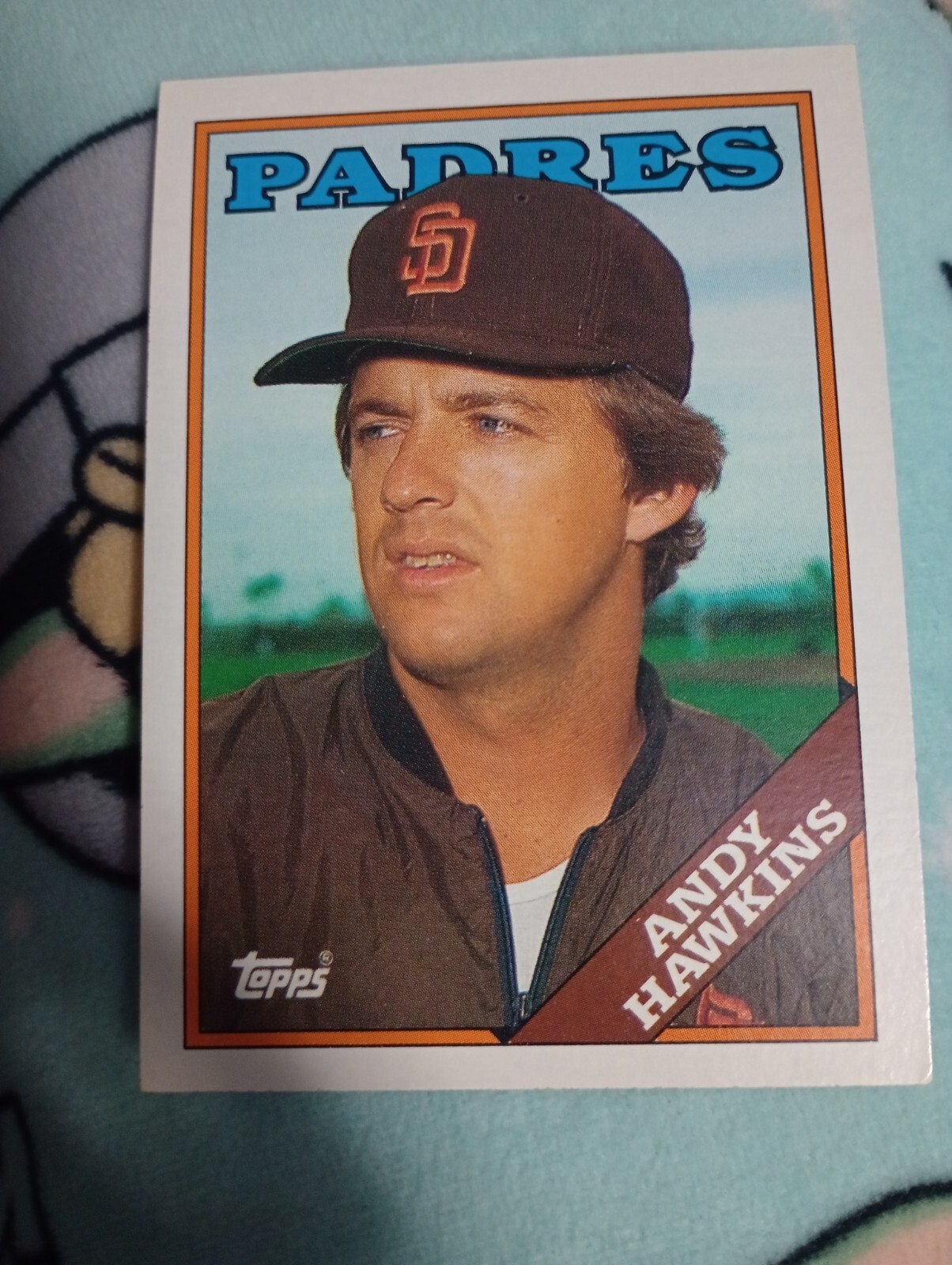 1988 Topps #9 Andy Hawkins San Diego Padres MLB Baseball Card | eBay