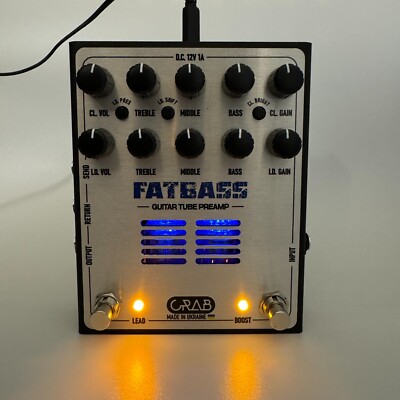 BASS Tube Preamp FATBASS Great Sounding Pedal | eBay
