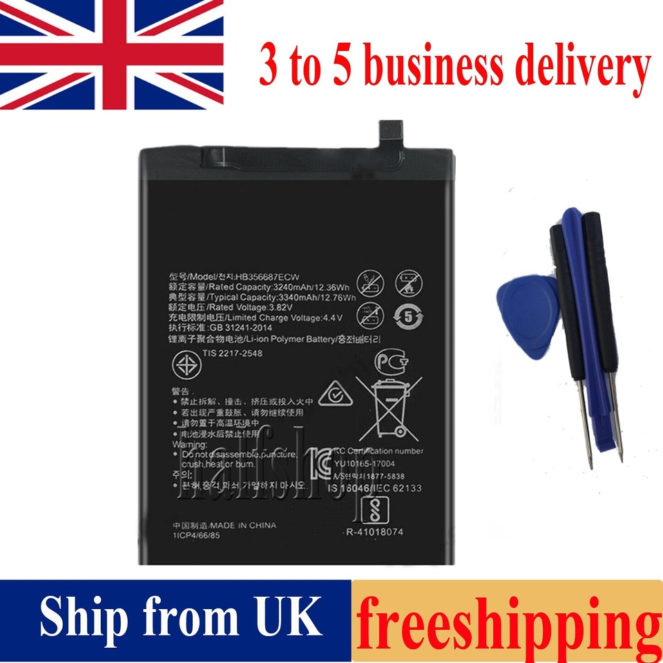 Replacement HB356687ECW Battery For Huawei P30 Lite/Nova 4e/Honor 9i/G10+TOOL | eBay UK