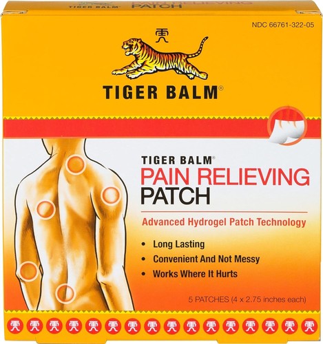 Tiger Balm Pain Relieving Patch 5/patches-1 Pack. | eBay