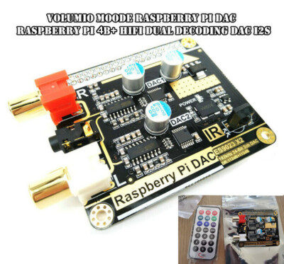 1PCS Volumio Moode Raspberry Pi DAC Raspberry Pi 4B+ HIFI Dual Decoding ...