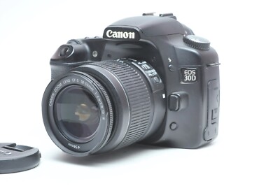 Canon EOS 30D Body Black Digital Camera With 18-55mm Lens 132 | eBay