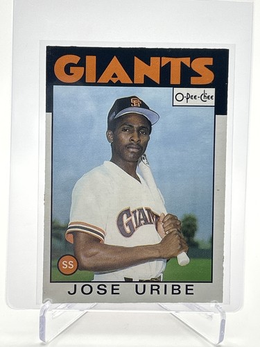 1986 O-Pee-Chee Jose Uribe Baseball Card #12 NM-MT Free Shipping | eBay