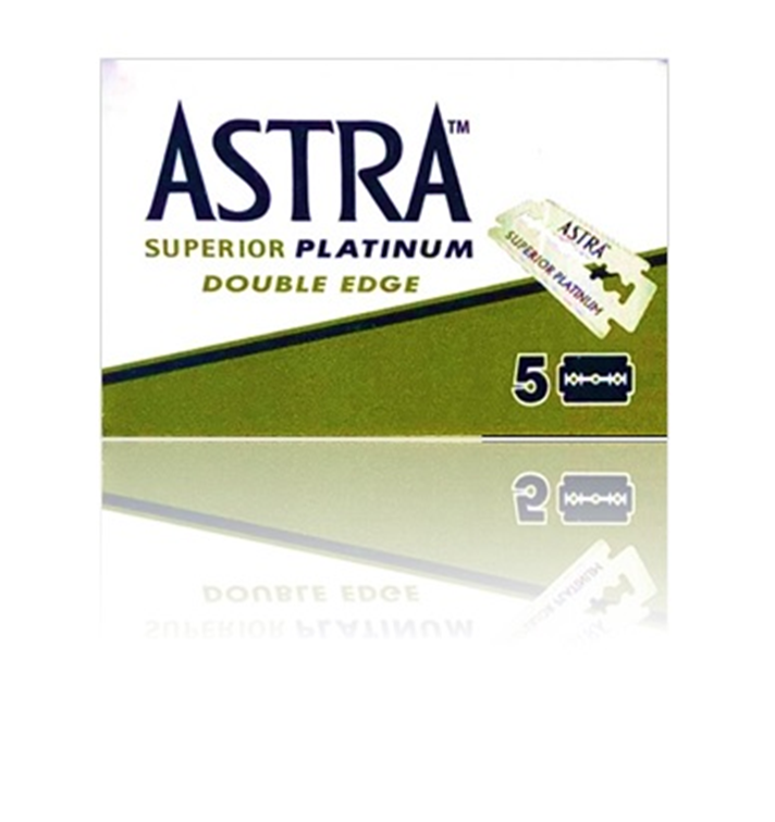 100 Astra Superior Platinum double edge razor blades (made in Russia ...