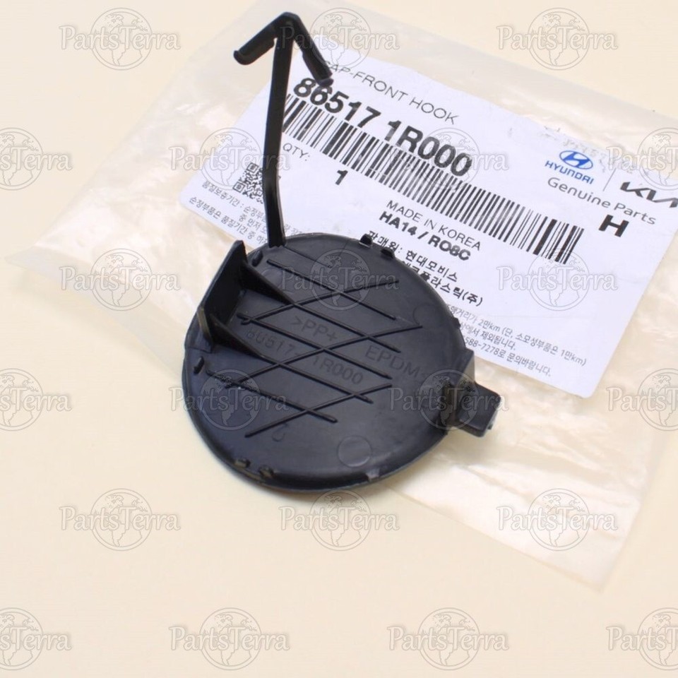 86517-1R000 Genuine Hyundai 2012-2017 ACCENT Front Bumper Tow Eye Hook ...