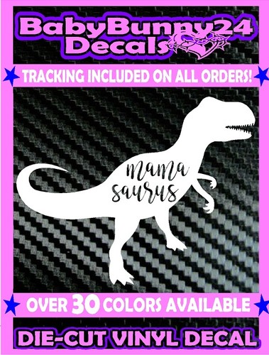 Mamasaurus Mama Mom Life Family Minivan Vinyl Decal Sticker Car Truck ...