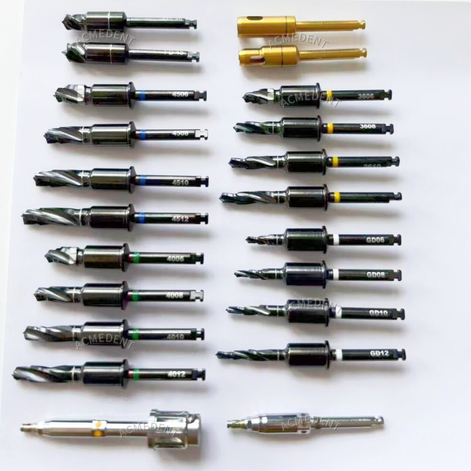 Implant Digital Guide Surgery Full Kit Conical Drills Pilot Tissue ...