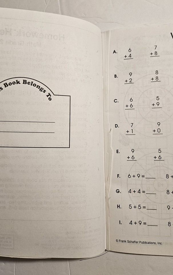 Lot 5 Frank Schaffer Homework Helper Books 2nd/3rd Grade Workbooks | eBay