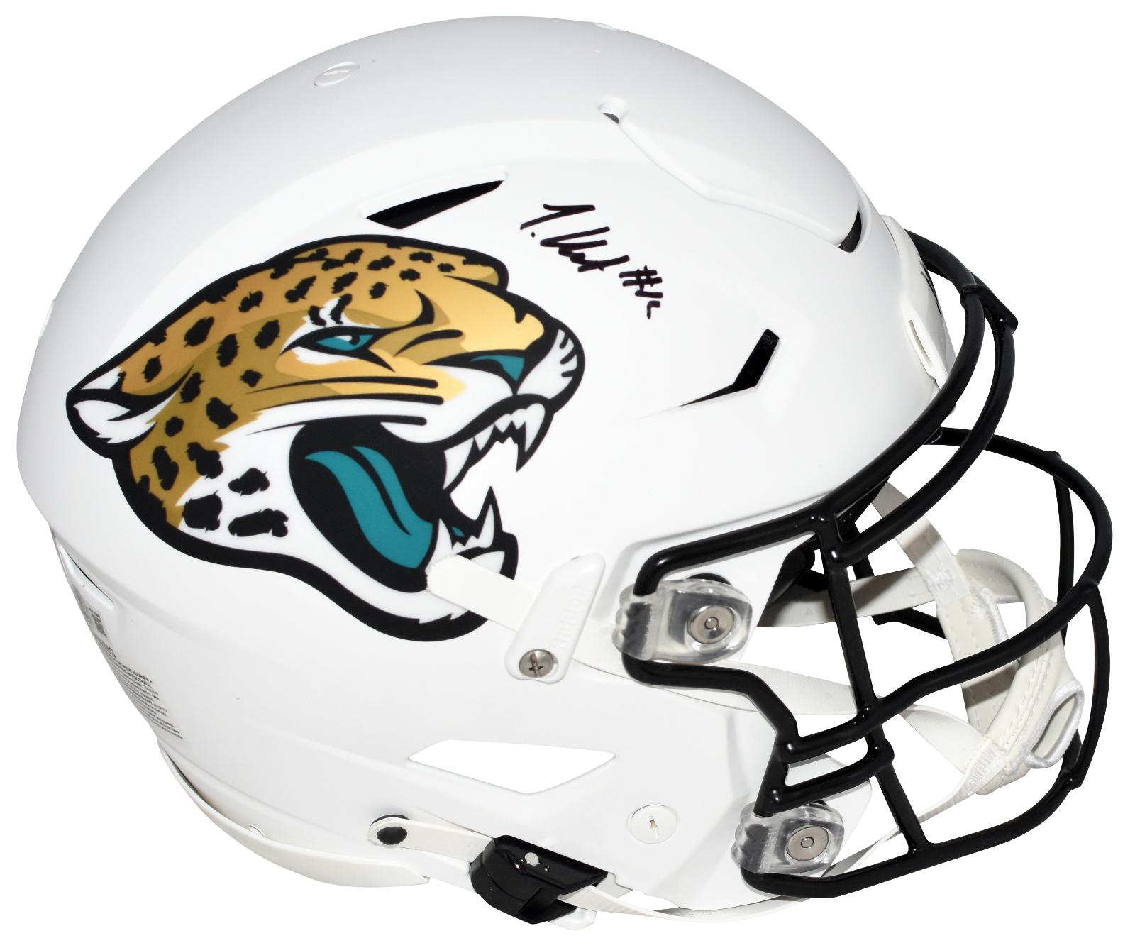 TRAVIS HUNTER SIGNED JACKSONVILLE JAGUARS WHITE AUTHENTIC SPEEDFLEX ...