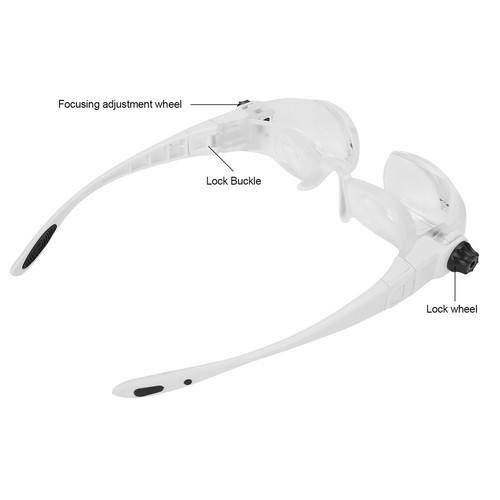 Head Mount Magnifying Glasses Folding Magnifier For Mobile Phone ...