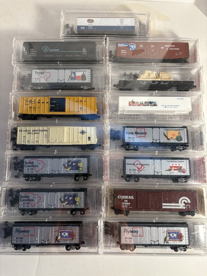 Micro train Lines N Scale Freight Cars - 15 Pack Multiple SKUs | eBay