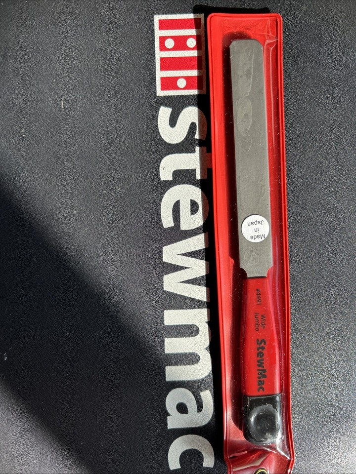 Stew Mac Fret File USA #4491 Double Edge Wide / Jumbo Luthier Tool ...