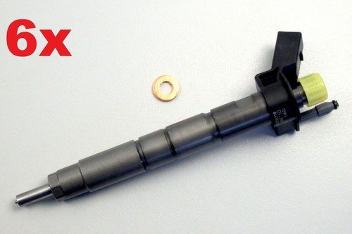 6x Injektor passend für BMW 1, 5, 7, X1, X5 0986435411 0445117017 (L21 ...