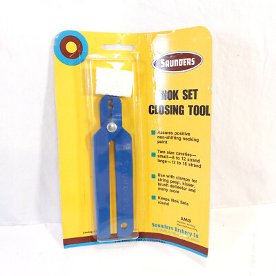 Saunders Archery Co Nok Set Closing Tool Pliers NSP- Made In USA New Old Stock | eBay