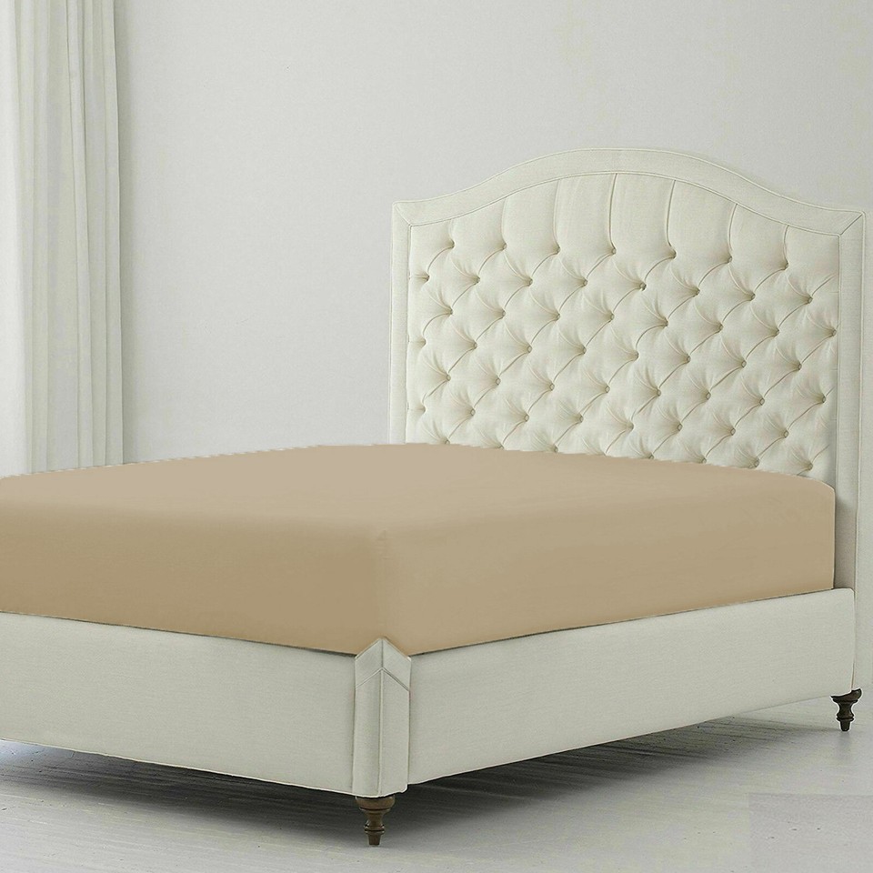 1 pc Fitted Sheet & 2 pc Pillow Case 1000TC Organic Cotton All US Bed ...