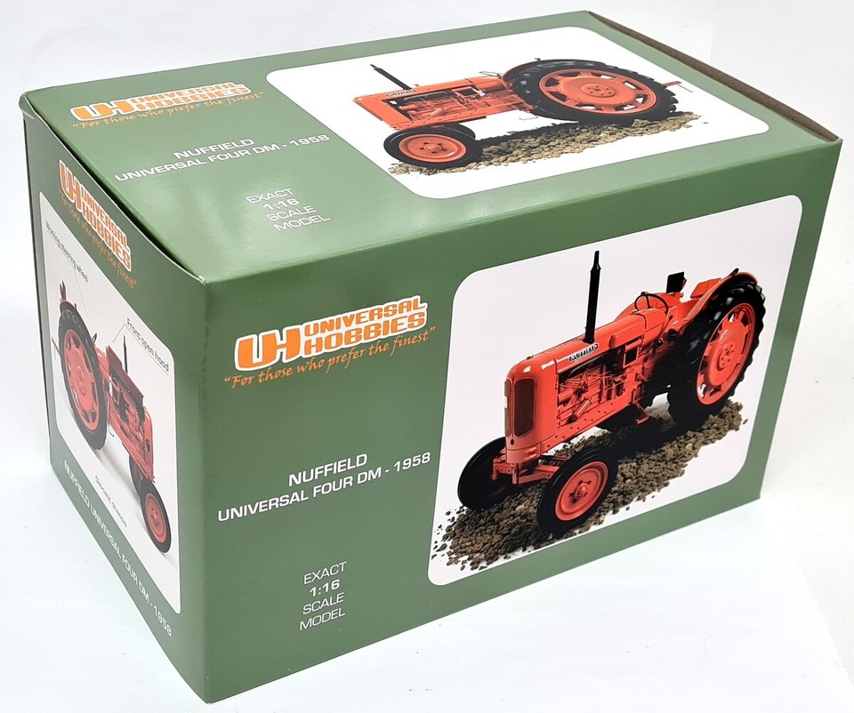 UH 1/16 Nuffield Universal Four DM 1958 Orange Diecast model Farm ...