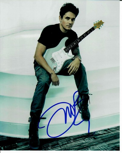 "Your Body Is a Wonderland" John Mayer Hand Signed 8X10 Color Photo COA ...