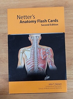 Netter's Anatomy Flash Cards Second Edition John T. Hansen Head Neck ...