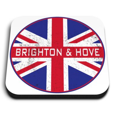 1x Square Fridge MDF Magnet Brighton and Hove England Flag #60013 | eBay UK