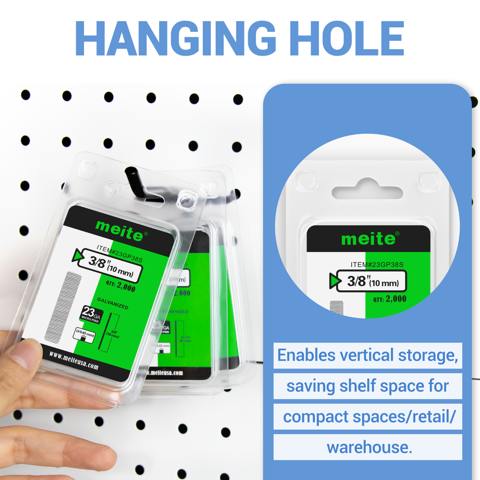 10,000-240,000 PCS meite 23 Gauge 1 inch Micro Headless Pinner Nails ...