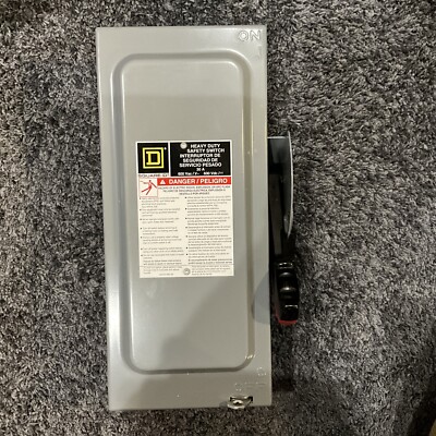 Square D H361 Heavy Duty 30A Safety Switch 600 Volt NEW!! | eBay
