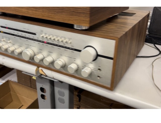 Vintage WINTEC R1120 TV/AM/FM Stereo Receiver Silver Face 120WPC Japan ...