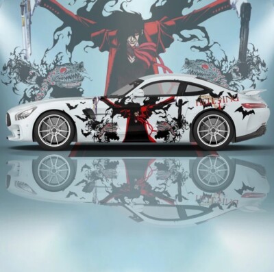 Itasha Custom Car Decals Anime Inspired Side Decal Both Side | Glossy ...