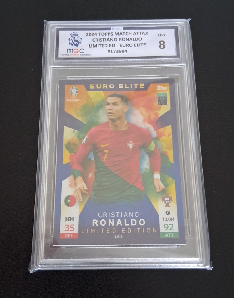 TOPPS 2024 MATCH ATTAX RONALDO EURO ELITE LIMITED FOOTBALL CARD MGC ...