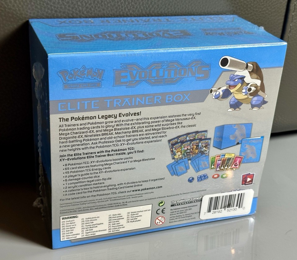 Pokemon XY Evolutions Mega Blastoise ETB Elite Trainer Box Brand New ...