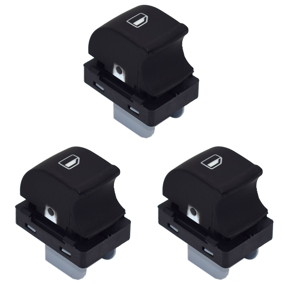 Set Di 3 Pulsanti Alza Vetro Anteriore Posteriore Per AUDI A3 A6 Q7 ...