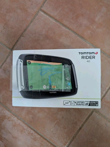 TomTom Rider 40 4,3" Display Lifetime Maps TomTom Traffic via Bluetooth ...