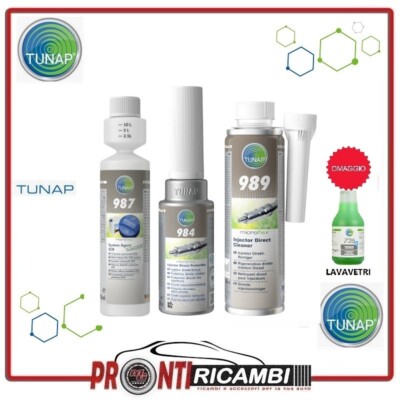 TUNAP 989 984 987 RIGENERA INIETTORI DIESEL ANTICRISTALLI INIETTORI SCR ...