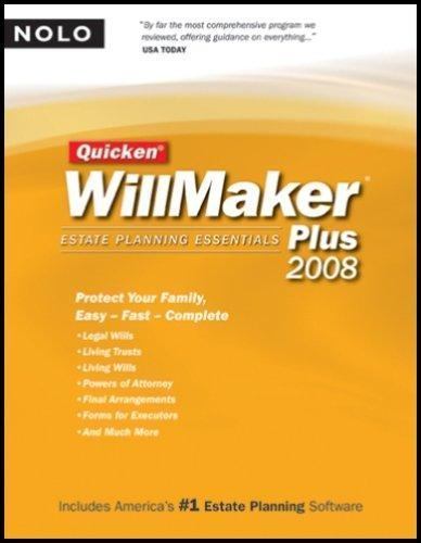 Quicken Willmaker Plus: Estate Planning Essentials [With CDROM ...