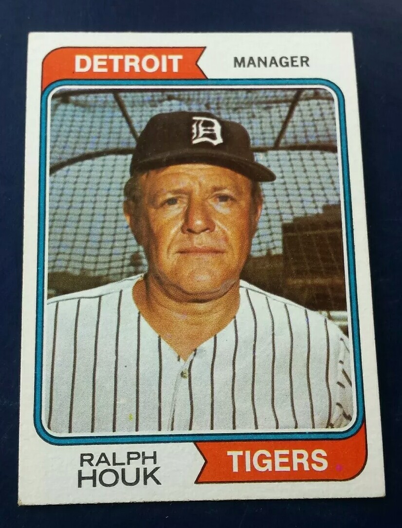 1974 Topps Ralph Houk Detroit Tigers #578 | eBay