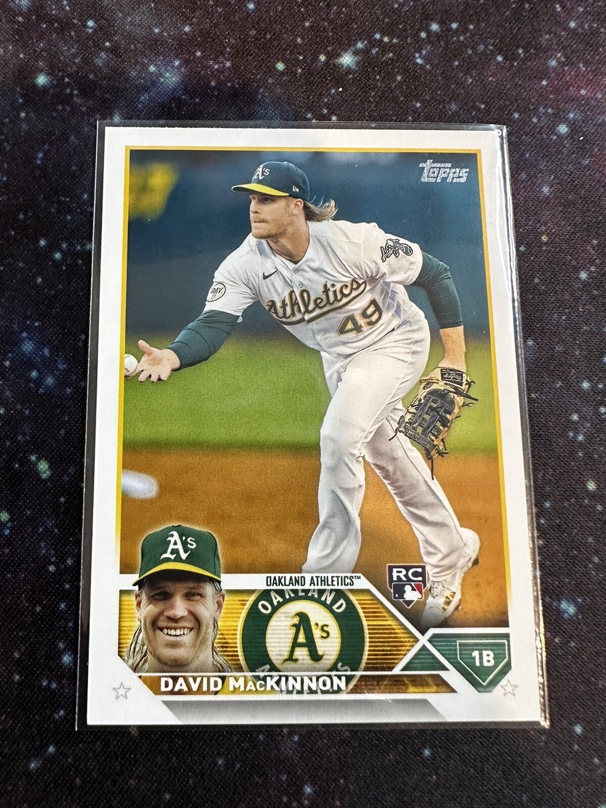 2023 Topps Series 1 David MacKinnon ROOKIE Oakland Athletics #276 | eBay