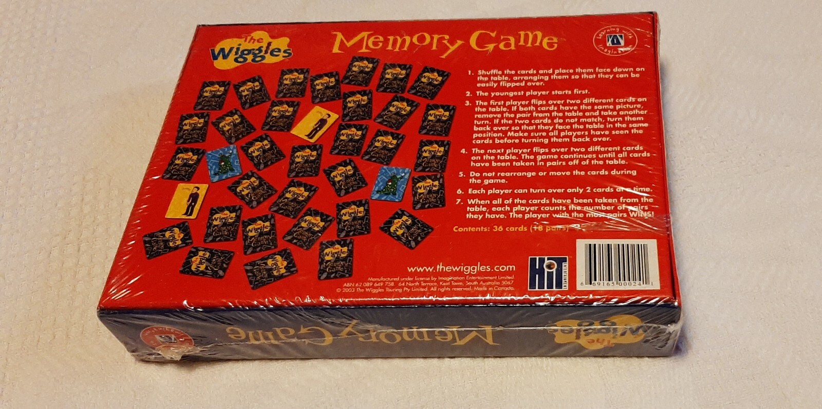 The Wiggles Memory Game 2003 Complete 36 Cards EUC for sale online | eBay