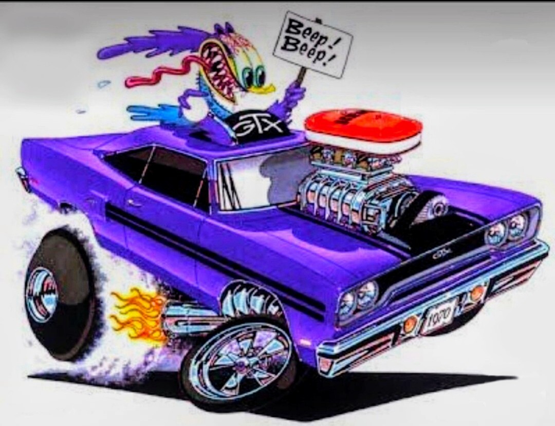 ROAD RUNNER RAT FINK STICKER PLYMOUTH | eBay