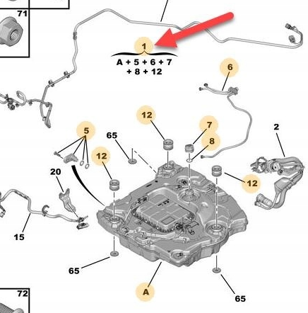 Peugeot 3008 P84 AdBlue-Tank 1682620780 Neu Original | eBay