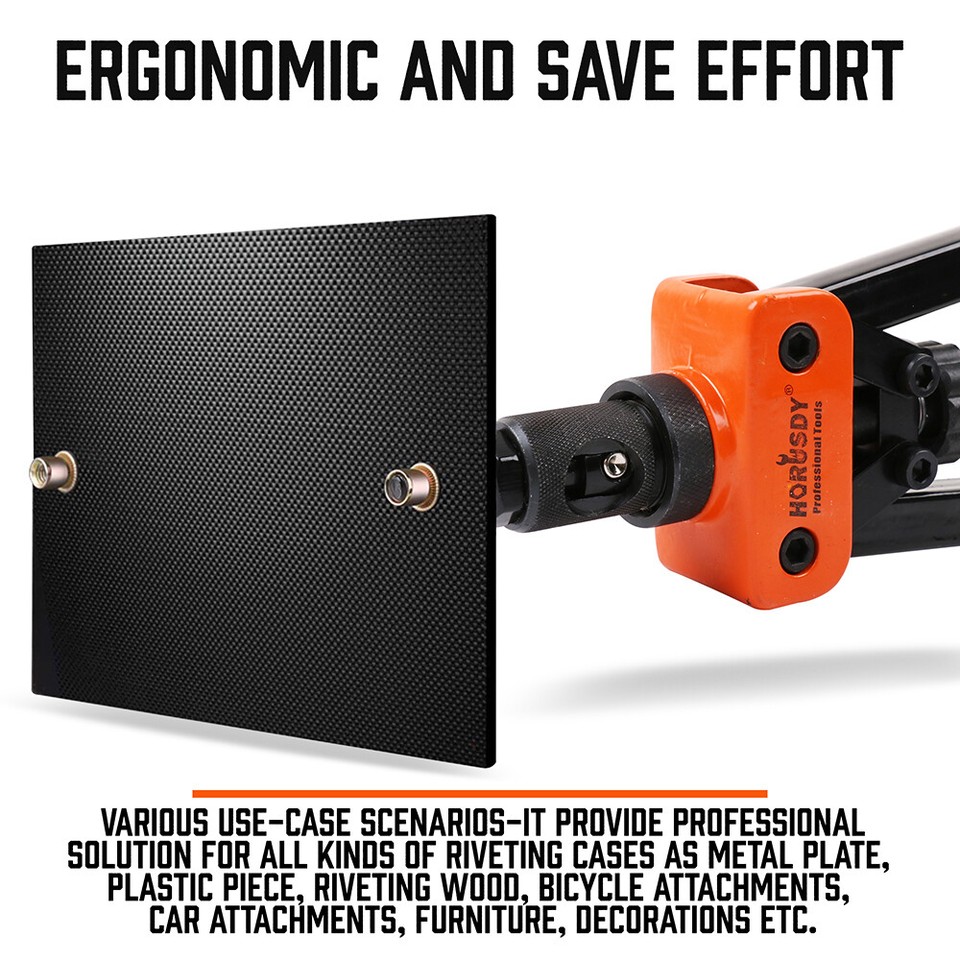 14'' Rivet Gun Kit Rivnut Thread Setting Tool Nut Setter NutSert Metric ...