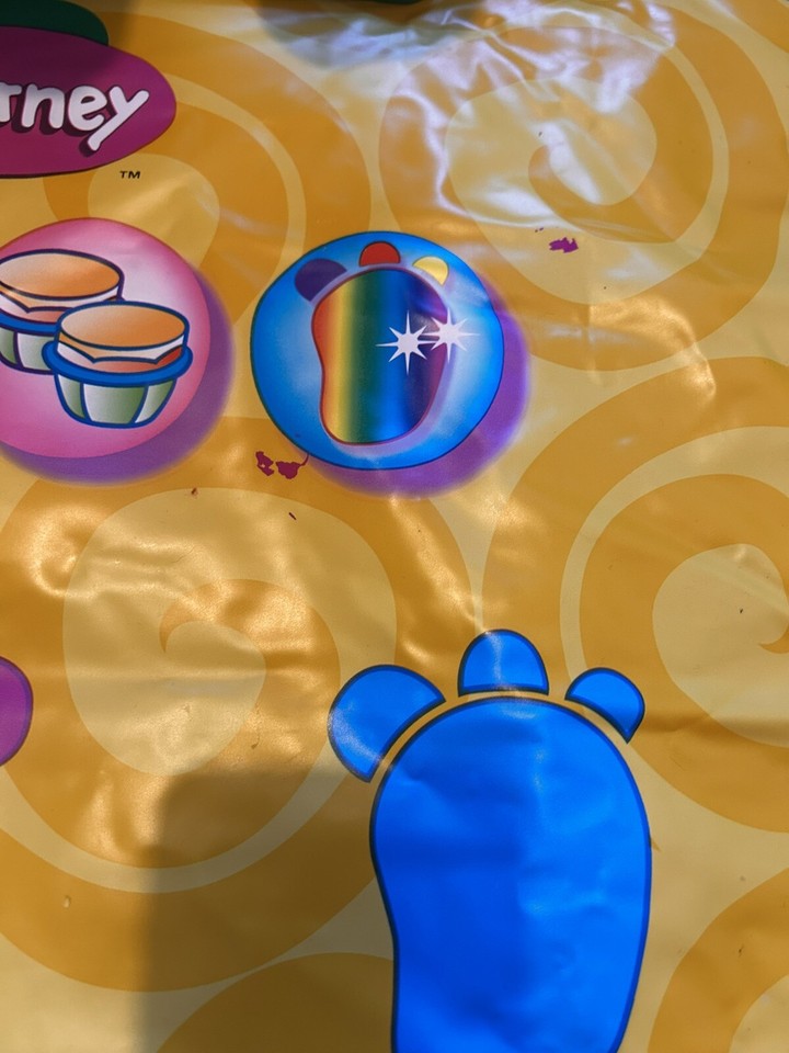 2001 Barney Move ‘N Groove Dance Mat Inflatable Barney the Dinosaur ...