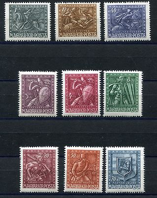 HUNGARY 1943 WW2 GERMAN PUPPET STATE WAR INVALIDES SET B157-B165 ...