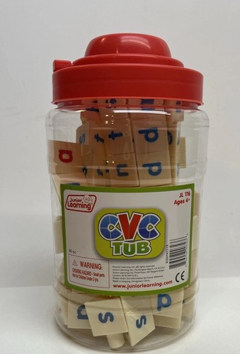 JUNIOR LEARNING Tri Blocks Cvc Tub Set Of 90, Learn To Read Home School ...