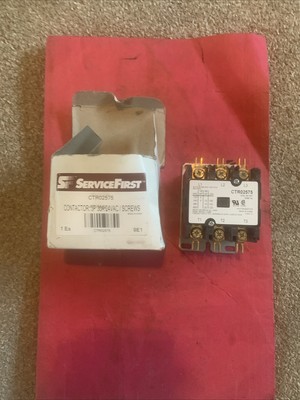 LOT OF 2 Trane CTR02575 Contactor 3 Pole, 30a, 600v, Coil 24V ...