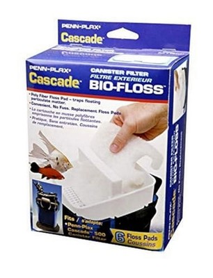 Cascade 500 Bio Floss Replacement Pads 6 Pack For Aquarium Filters | eBay