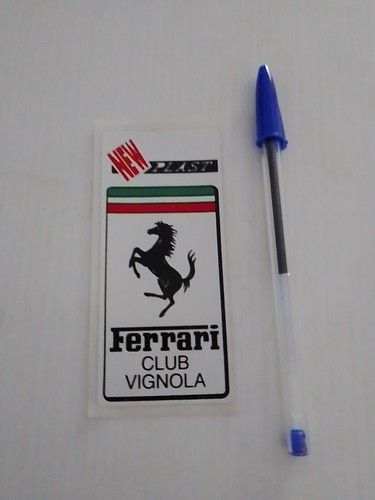 FERRARI CLUB Vignola ( Modena ) , 1990s sticker | eBay