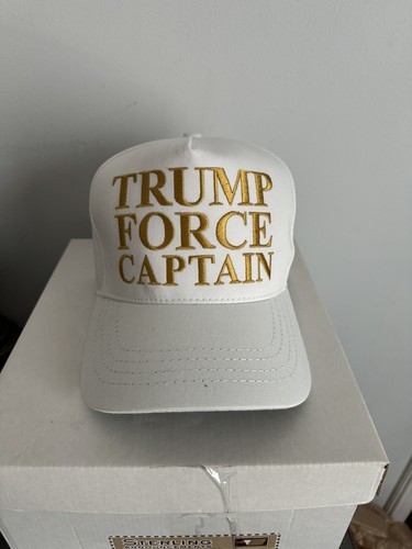 New EXTREMELY RARE Cap Donald Trump Force Captain Hat MAGA Cali Fame ...
