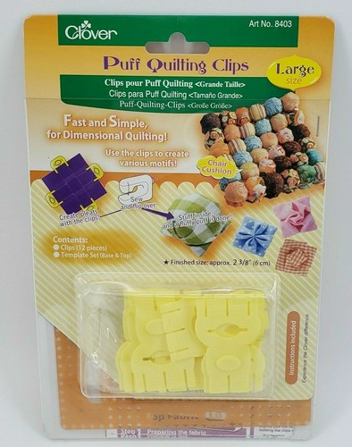 Clover Puff Quilting Clips Large # 8403 NEW | eBay