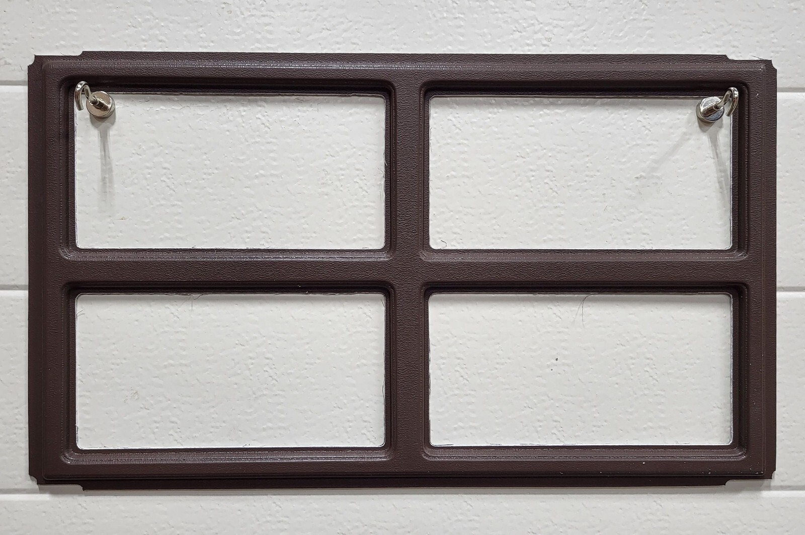 CLOPAY BRAND DOOR Garage CHOCOLATE Colonial 509 Set 8 Window Inserts ...