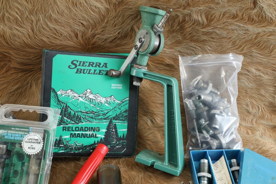 RCBS JR3 / JR2 Cast-Iron Single Stage Reloading Press, Powder Measure ...