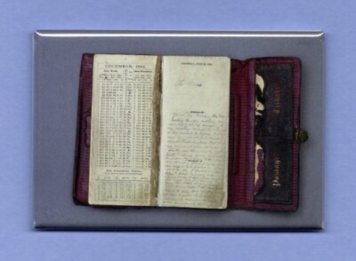 JOHN WILKES BOOTH DIARY *2X3 FRIDGE MAGNET* ACTOR ASSASSINATION ABRAHAM ...
